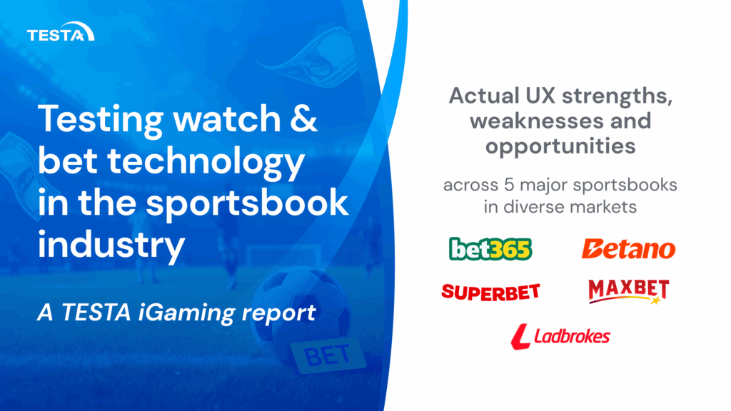Testing watch & bet technology in the sportsbook industry | TESTA