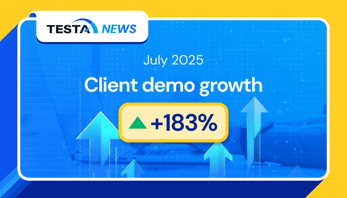 TESTA sees strong demo request growth in Q2 2025 | TESTA